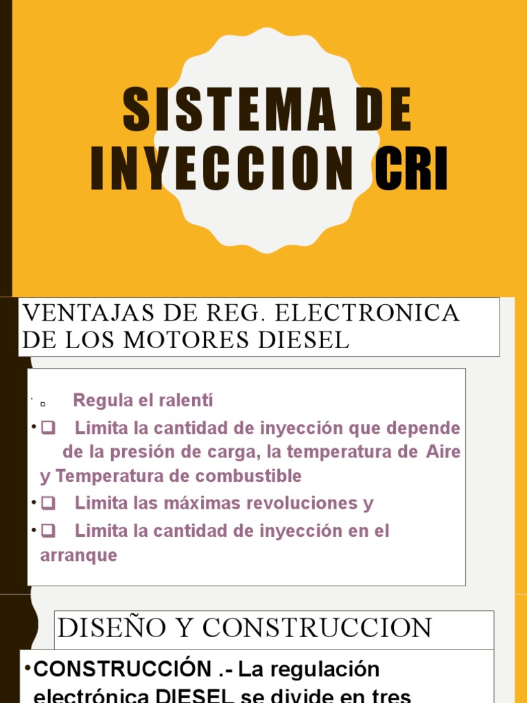 Sistema de Inyeccion Cri | PDF | Inyección de combustible | Turbocompresor