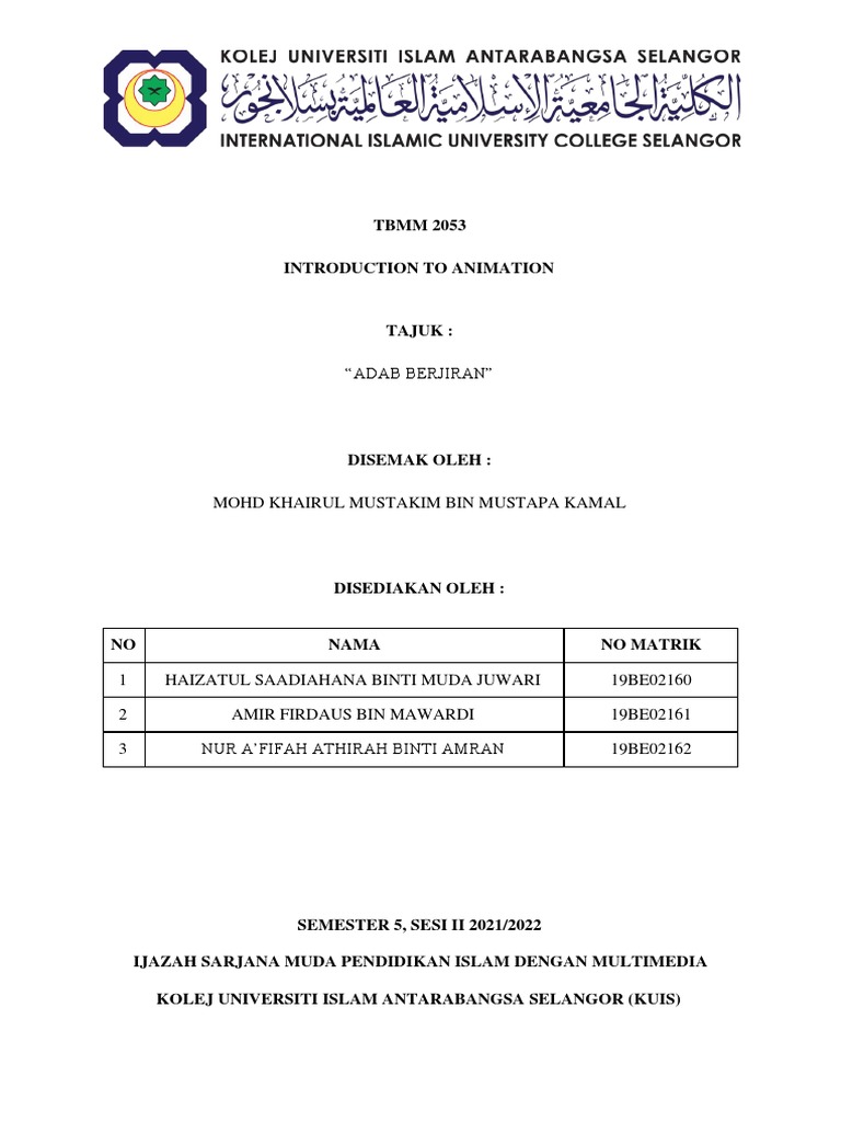 Proposal Animation Baru-1 | PDF