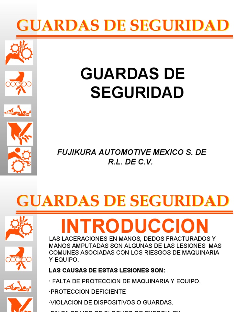 Guías de Uso y Seguridad de Guardas | PDF