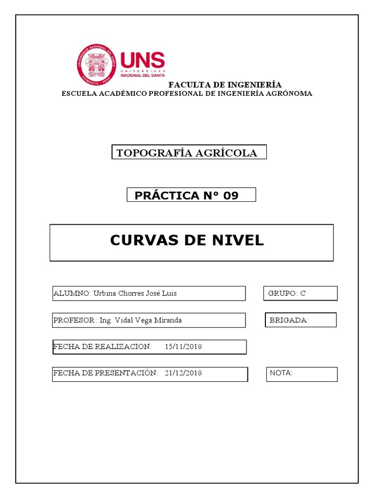 Practica 9 (Topo) | PDF | Topografía | Ingeniería