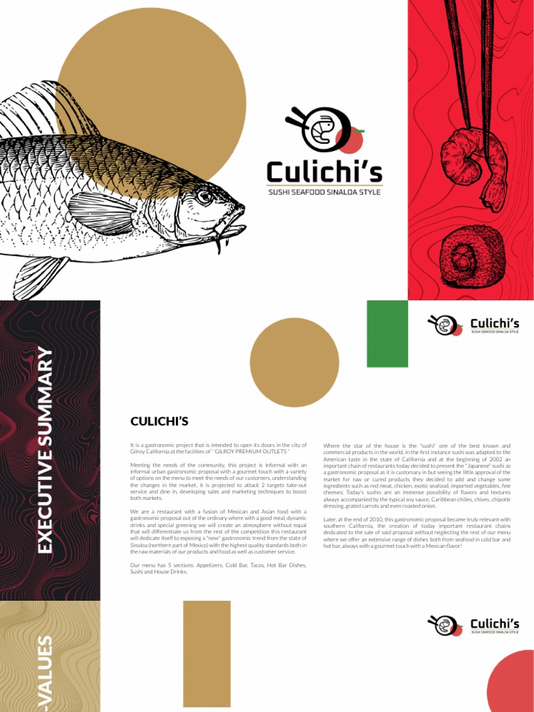Culichis - Executive Presentation-1 | PDF | Restaurants | Foods