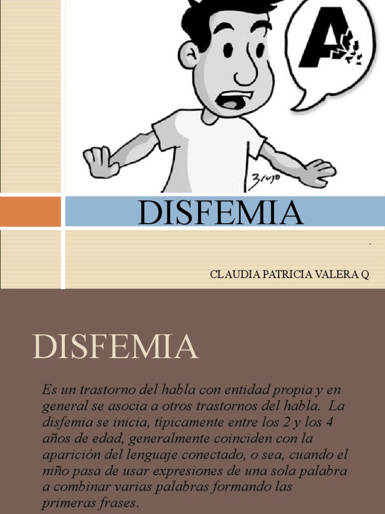 Disfemia | PDF | Tartamudeo | Ciencia cognitiva
