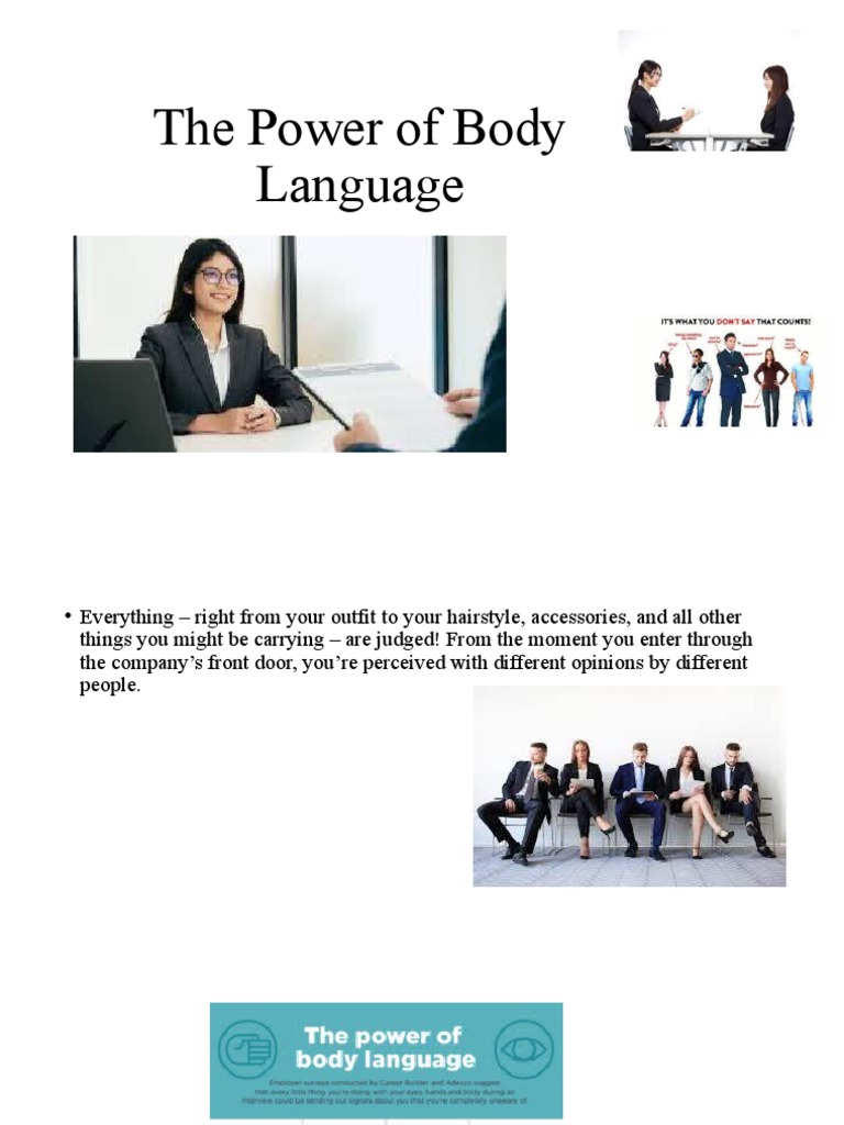 Mastering Body Language Tips | PDF