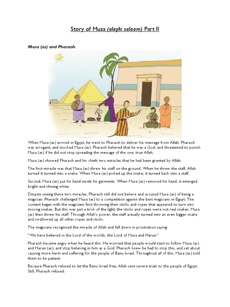Story of Musa As P2 | PDF