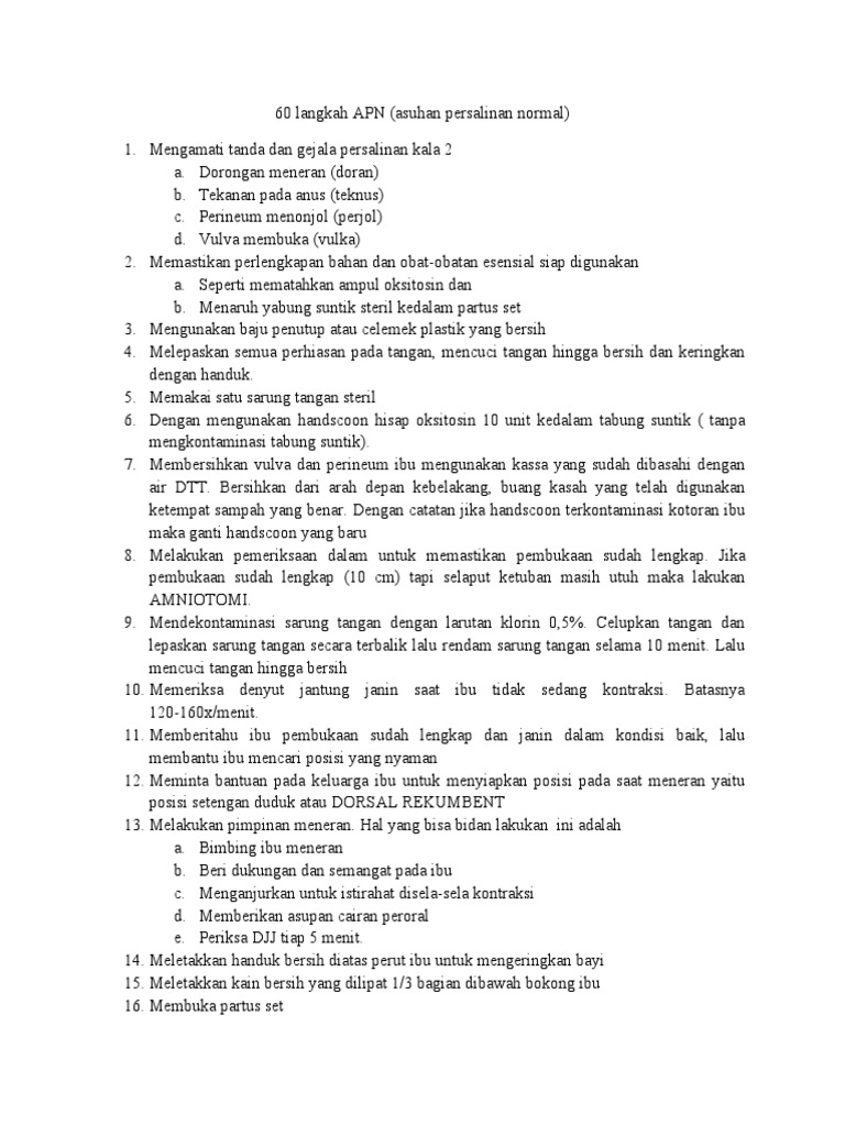 60 Langkah APN | PDF