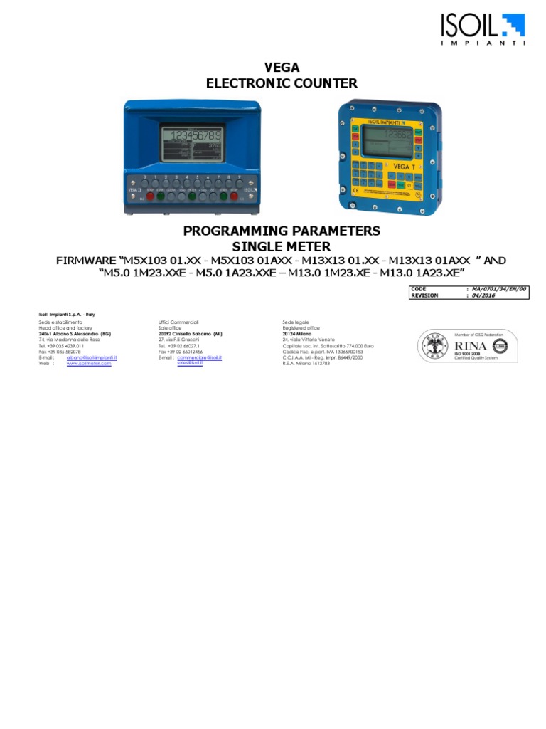 Vega Ii Ma 701 34 En 00 Parameters Manual Download Free Pdf Subroutine Parameter Computer 
