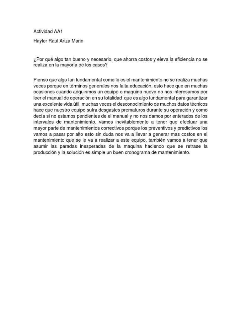 Actividad AA1 Hayler Ariza | PDF
