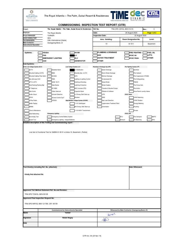 SMDB Live Test | PDF | Electricity | Building Technology