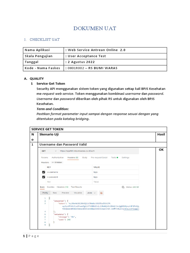 Antrean Online RS Bumi Waras | PDF