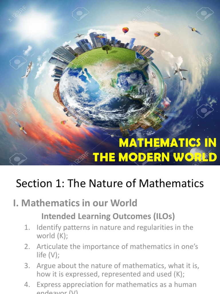 Lecture 1 S1.1.1 The Nature of Mathematics | PDF | Mathematics | Cognition