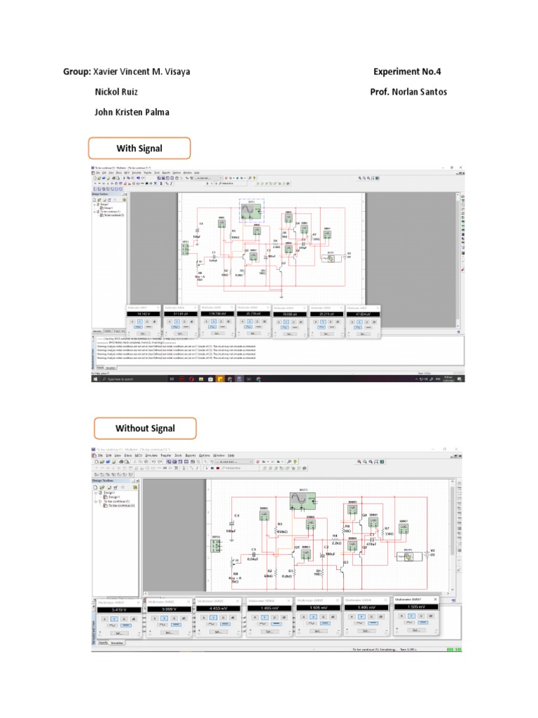 Expt No.4 Proof of Simulation | PDF