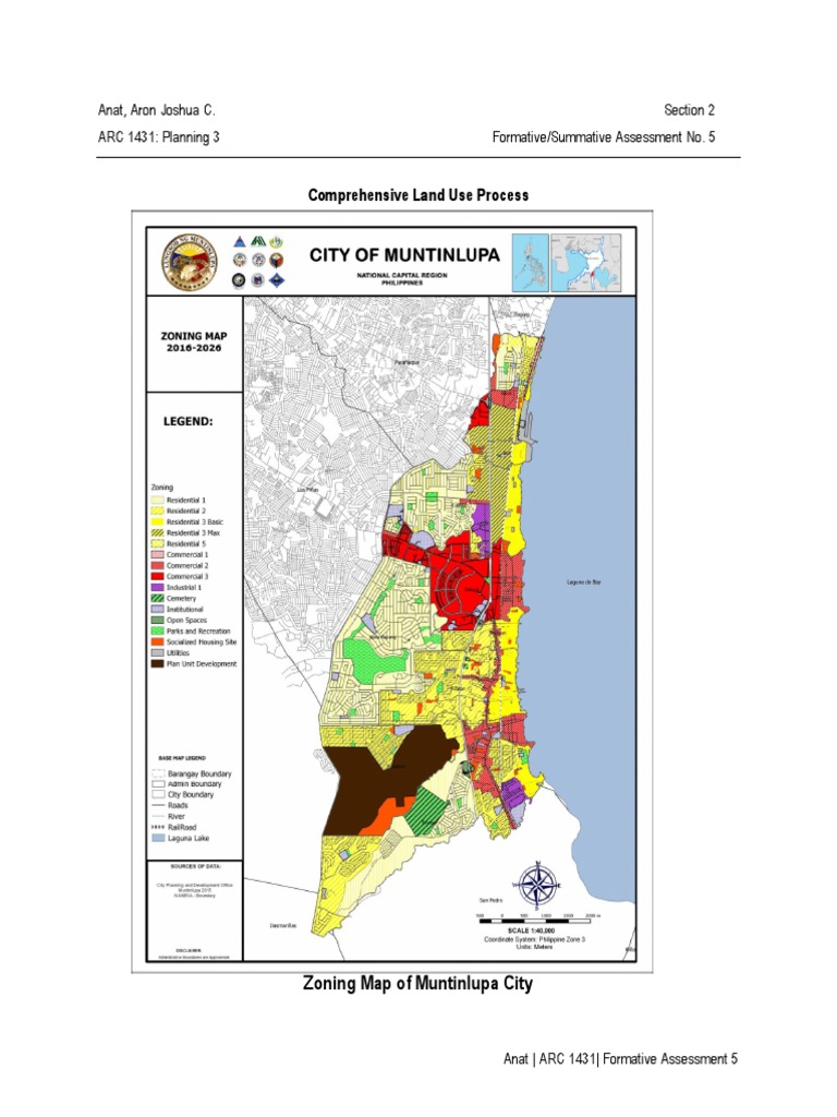 Comprehensive Land Use Process in The City of Muntinlupa | PDF | Metro Manila | City