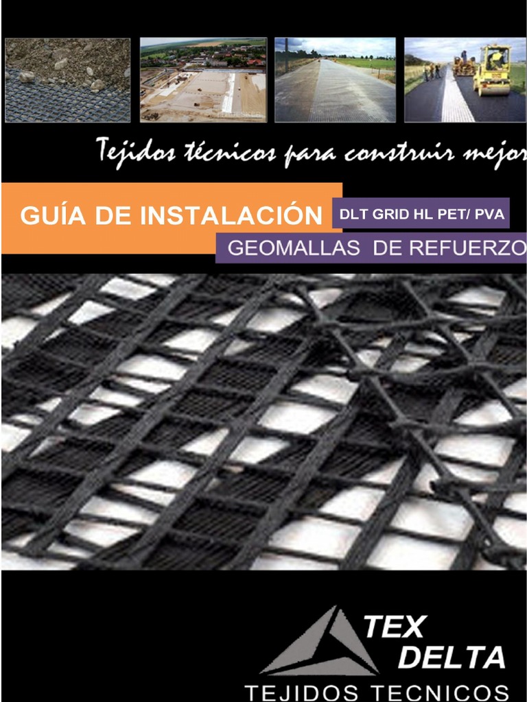 2015 Guía de Instalación de Geomallas - Tex Delta | PDF | Materiales