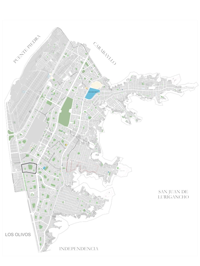 Plano Comas Oficial Mejorado 1 | PDF