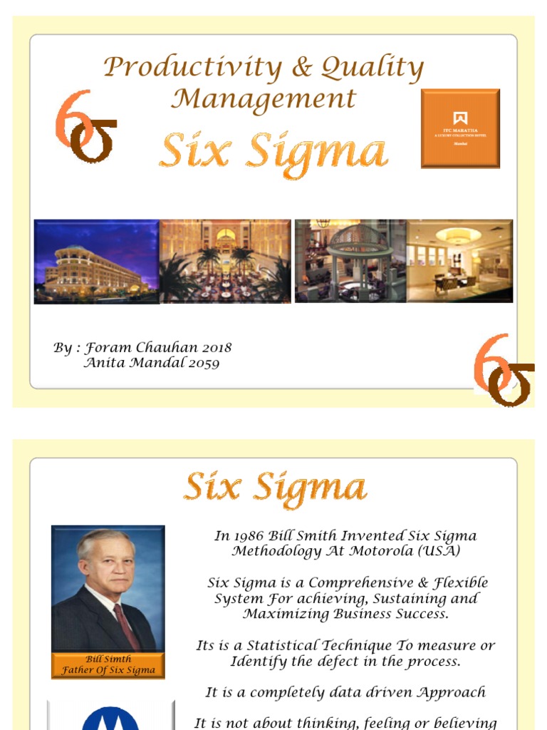Six Sigma Point Presentation | PDF | Six Sigma | Economies