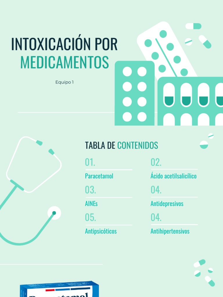 Copia de Intoxicación Por Medicamentos | PDF | Droga anti-inflamatoria ...