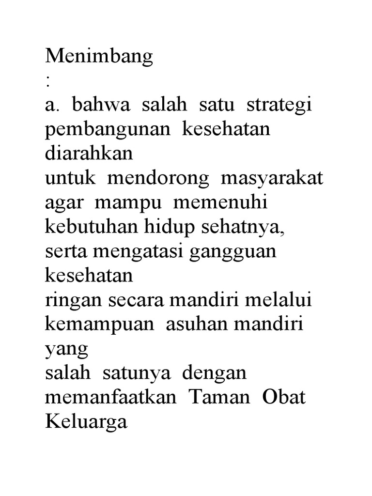SK Asman Toga | PDF | Kesehatan Holistik