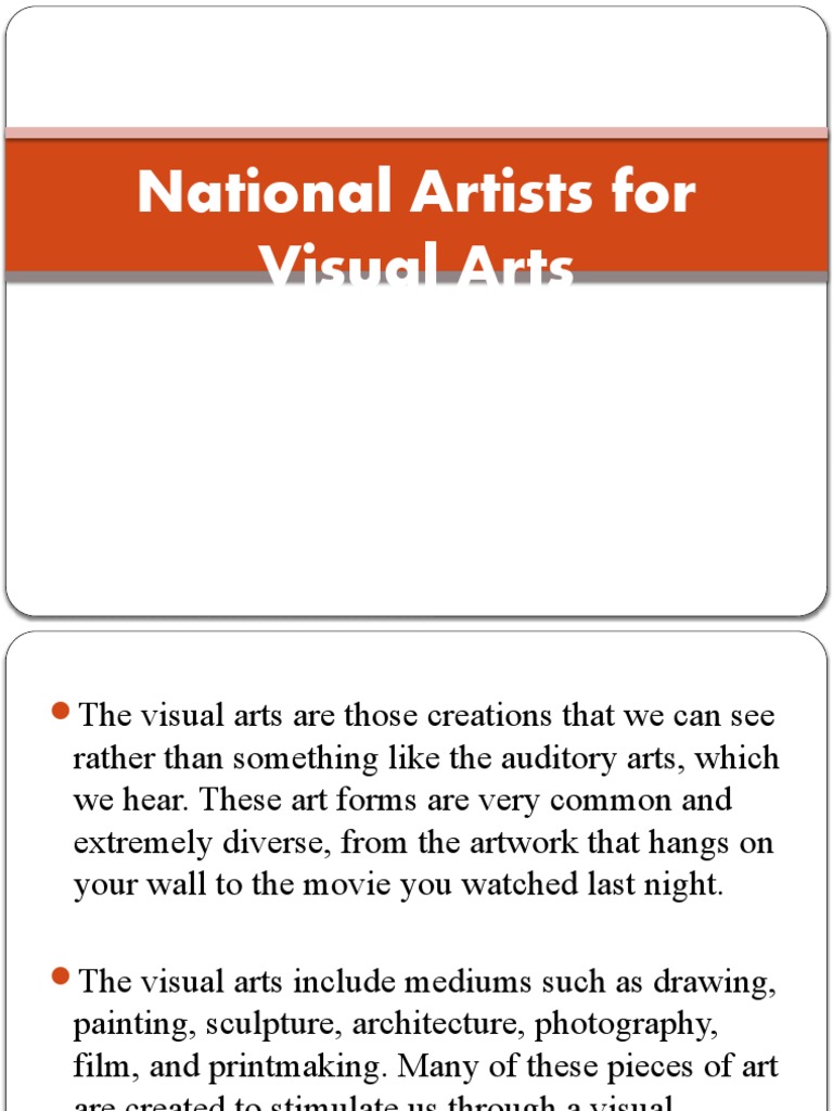 National Artist For Visual Arts | PDF | Aesthetics | The Arts