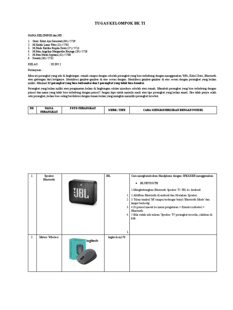 Tugas Klompok BKTI XI. klp2 | PDF | Teknologi & Rekayasa
