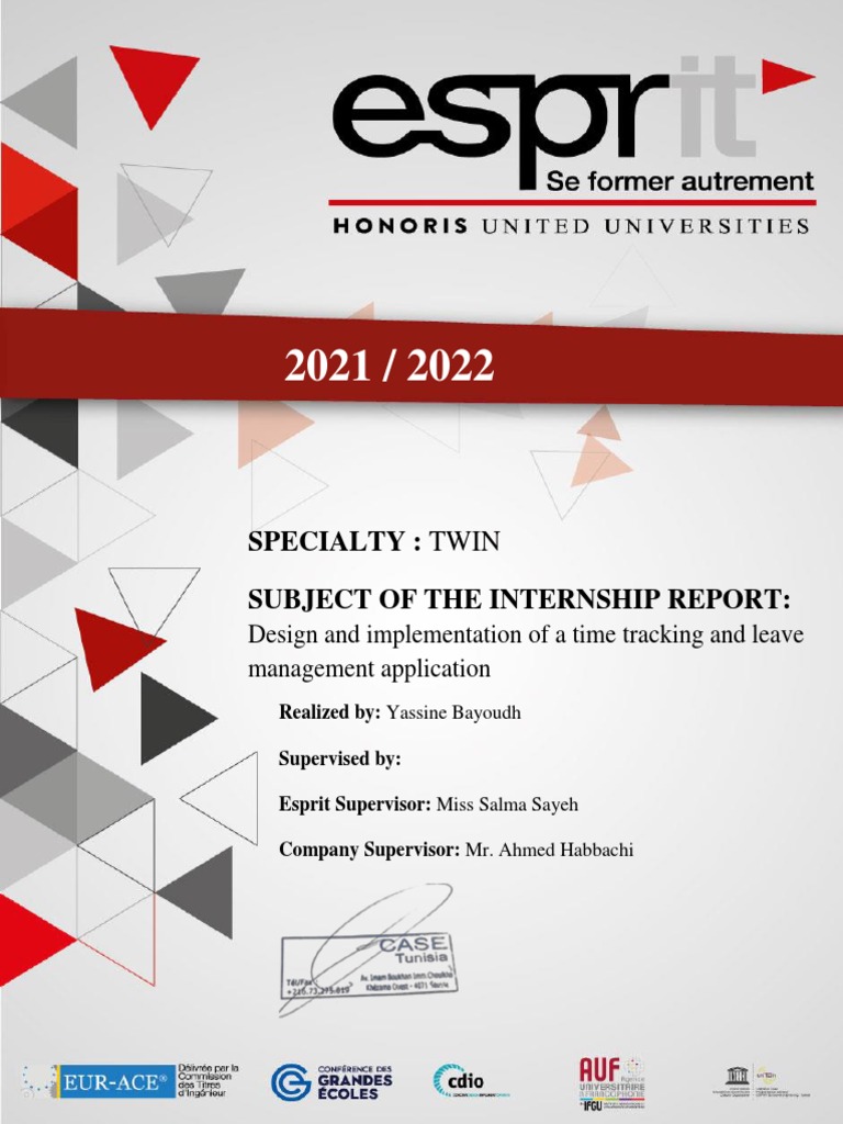 Internship Report Version Final | PDF | Scrum (Software Development ...