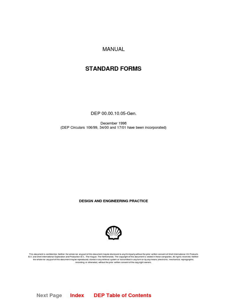 DEP 00 00 10 05 Gen | PDF | Pump | Contractual Term