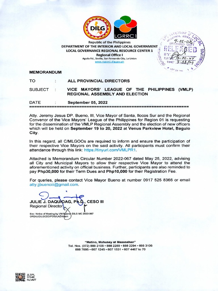 IC-09062022-07 Vice Mayors' League of The Philippines Regional Assembly ...