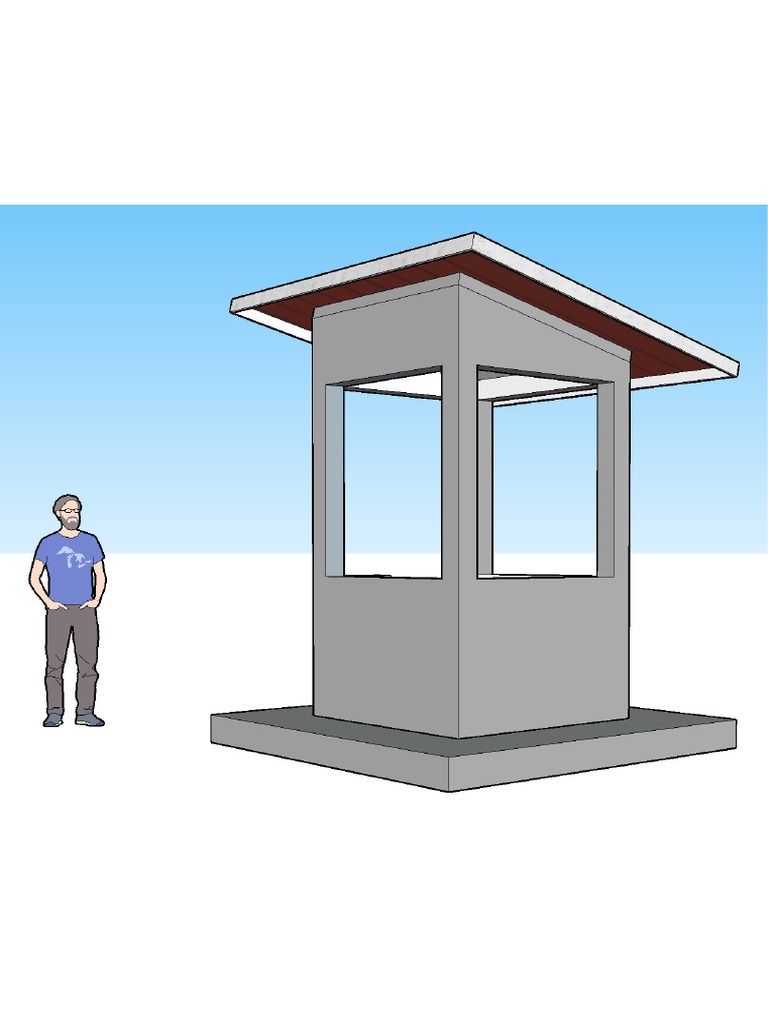 Pos Satpam Minimalis | PDF