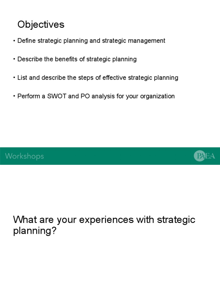 25-Strategic-Planning | PDF | Strategic Planning | Swot Analysis