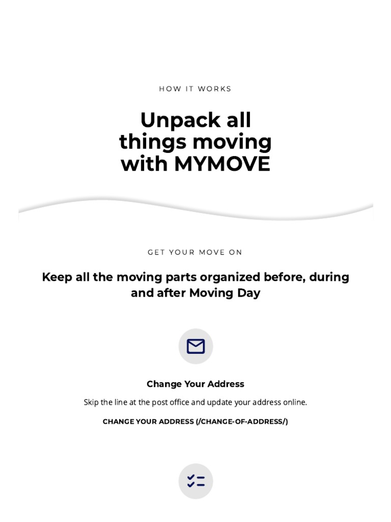 How It Works - MYMOVE | PDF | Cost Of Living | Communication