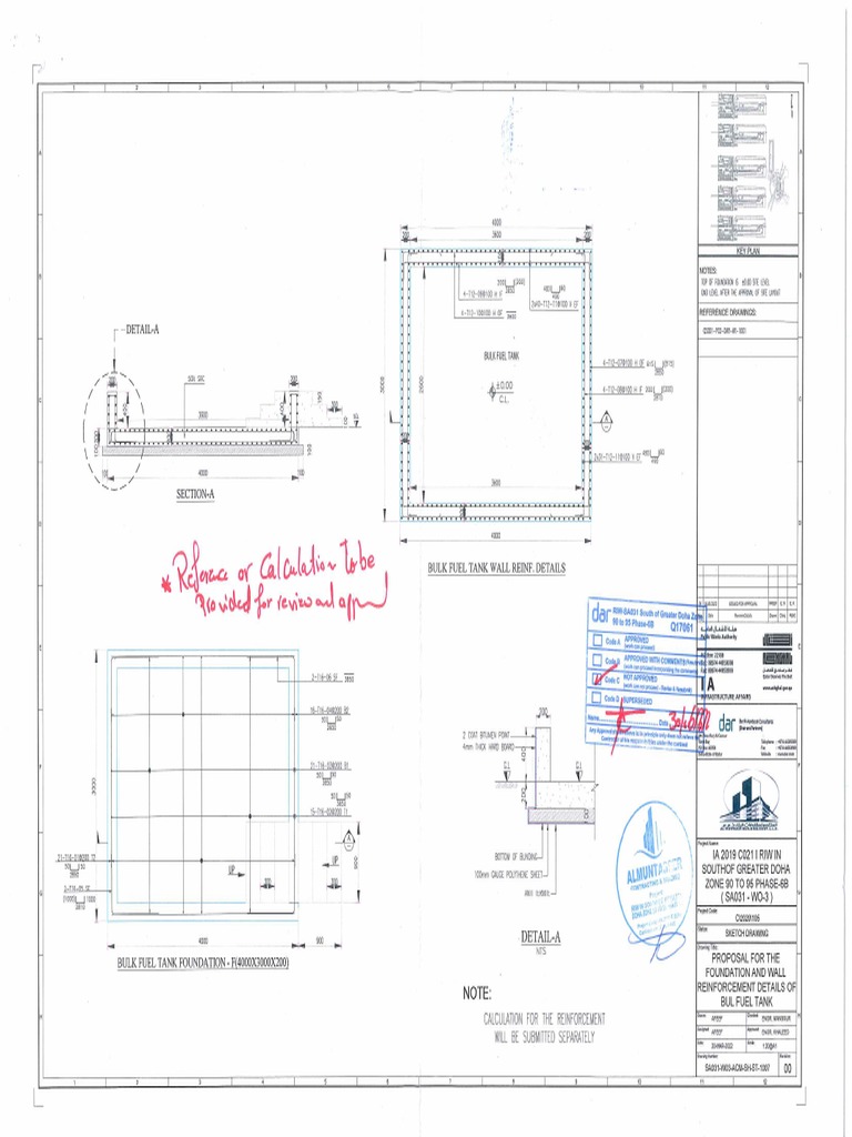 Shop Drawings For The Proposal For The Foundation and Wall ...