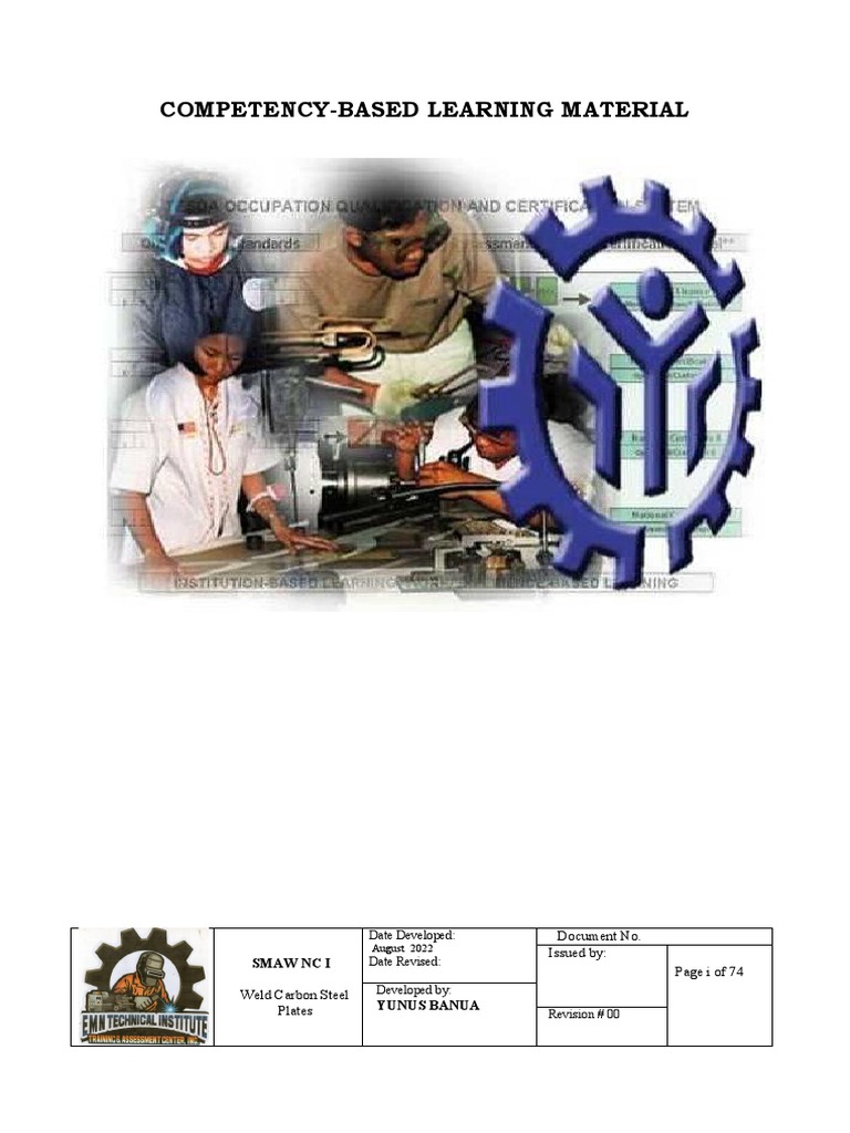 Cblm-Smaw-Nc I | PDF | Welding | Construction