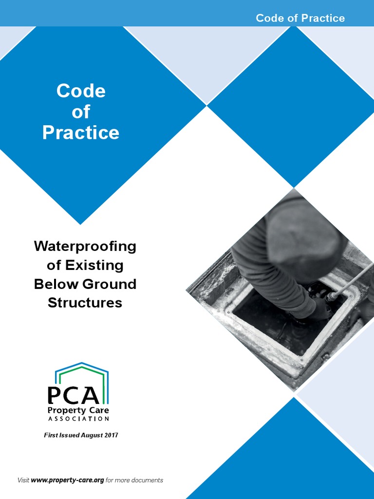 Code of Practice - Waterproofing of Existing Below Ground Structures | Download Free PDF ...