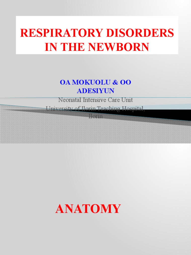 Paed Respiratory Distress | PDF | Lung | Respiratory System