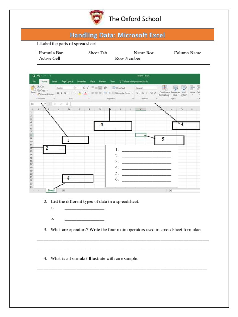 Handling Data - Year 5 - Revision Worksheet | PDF | Spreadsheet | Worksheet