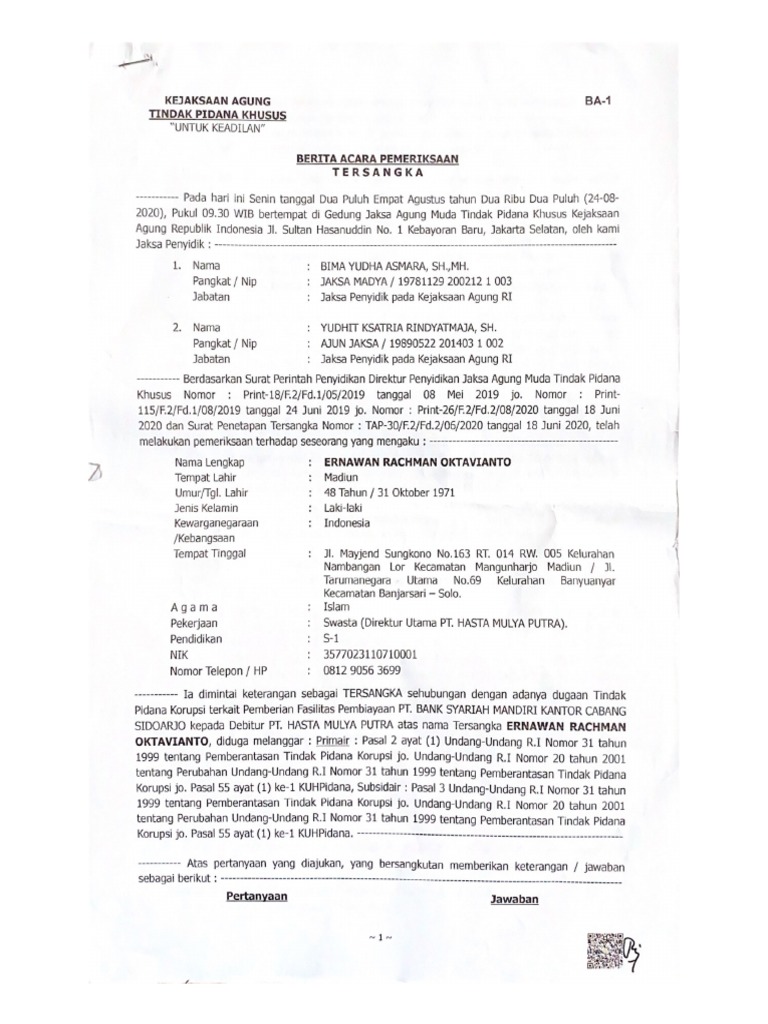 Perkara Afandi Surabaya | PDF