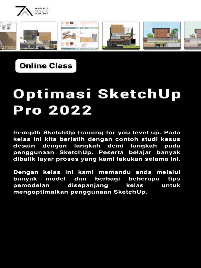 Detail Materi 11 Lesson Optimasi SketchUp | PDF