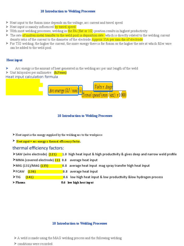 10 Introduction To Welding Processes | PDF | Construction | Welding