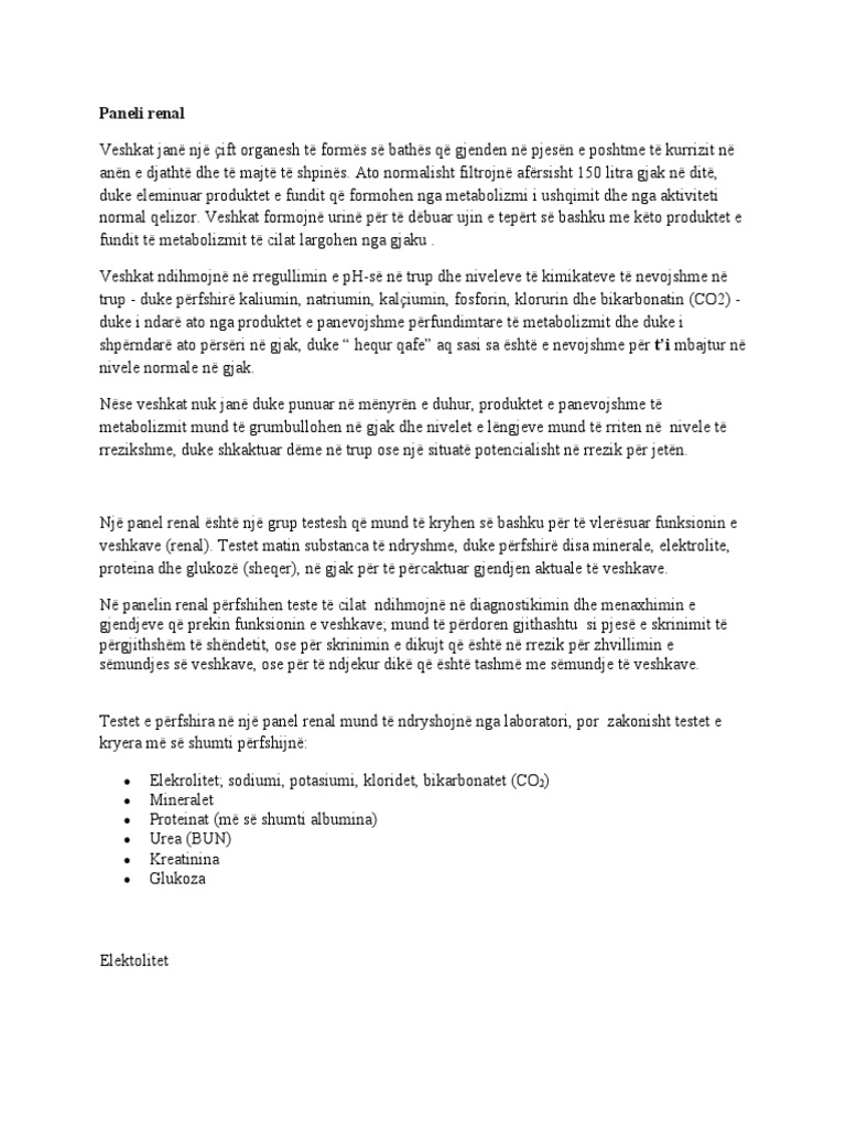 SHFG, Albumina - RAK | PDF