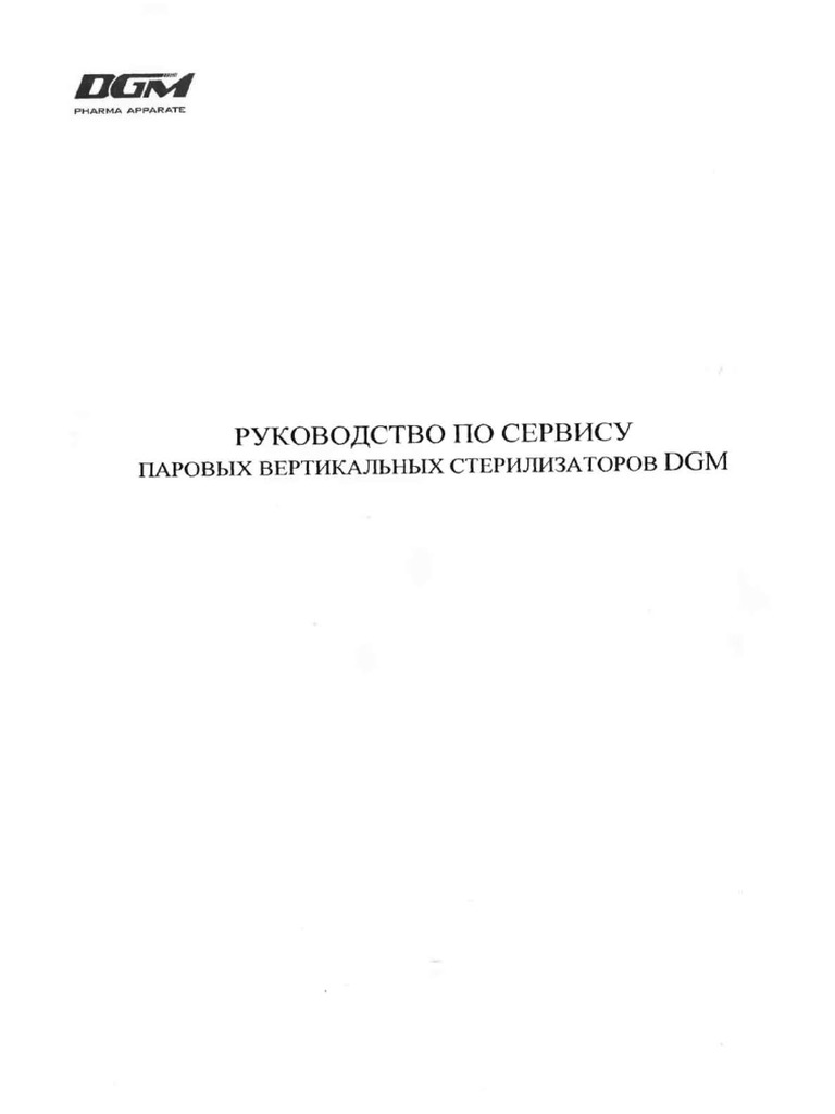 DGM Rukovodstvo Po Servisu | PDF