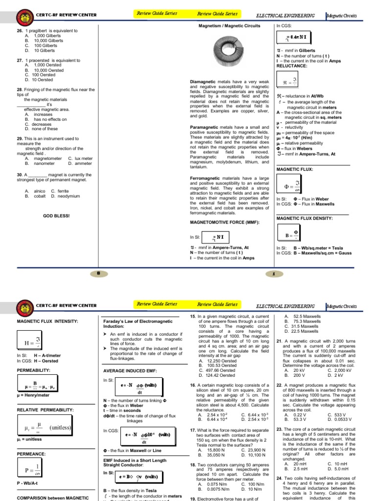 MAGNETIC-CIRCUIT | PDF | Inductance | Inductor