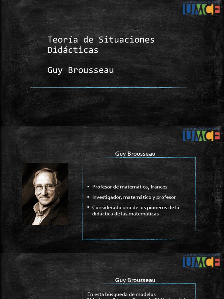 Teoria de Las Situaciones Didacticas-Brousseau | PDF | Método de ...