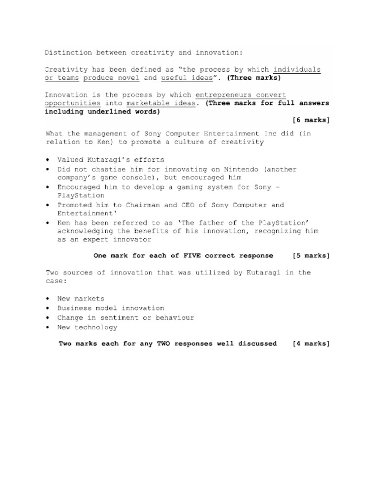 CAPE Entrepreneurship Unit 1 Case Studies | PDF