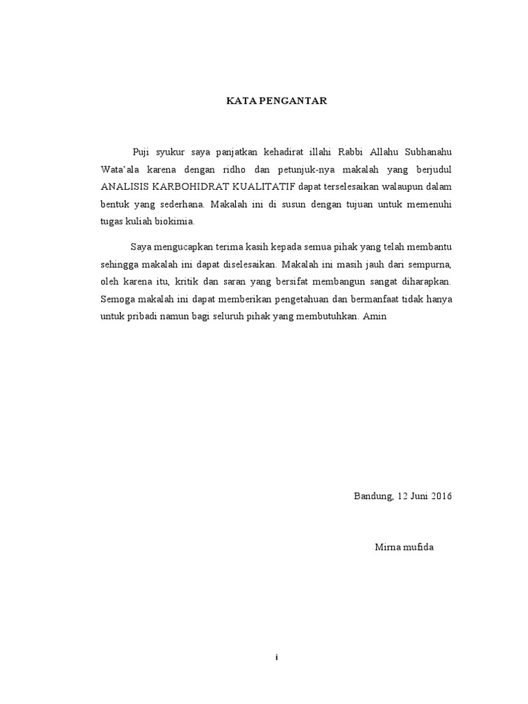 Kata Pengantar | PDF