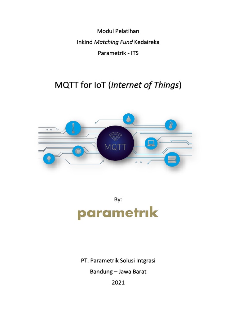 Modul Pelatihan MQTT For IoT Training Procedure - ITSCourse - V1.2 | PDF