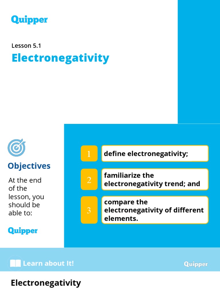 Understanding Electronegativity Trends | PDF | Chemical Bond | Chemical Polarity