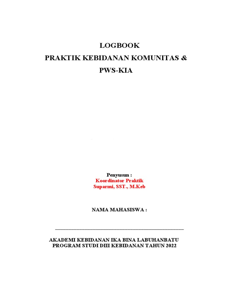 Log Book 1 | PDF