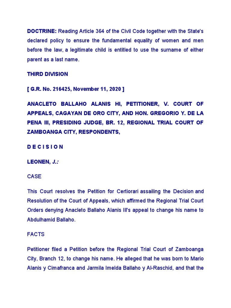 Alanis v. Court of Appeals | PDF | Appeal | Certiorari