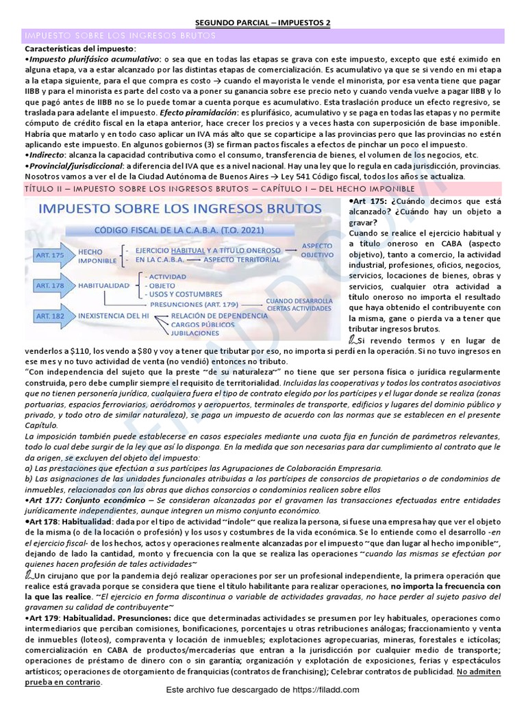 Impuesto sobre Ingresos Brutos en CABA | PDF | Impuestos | Buenos Aires
