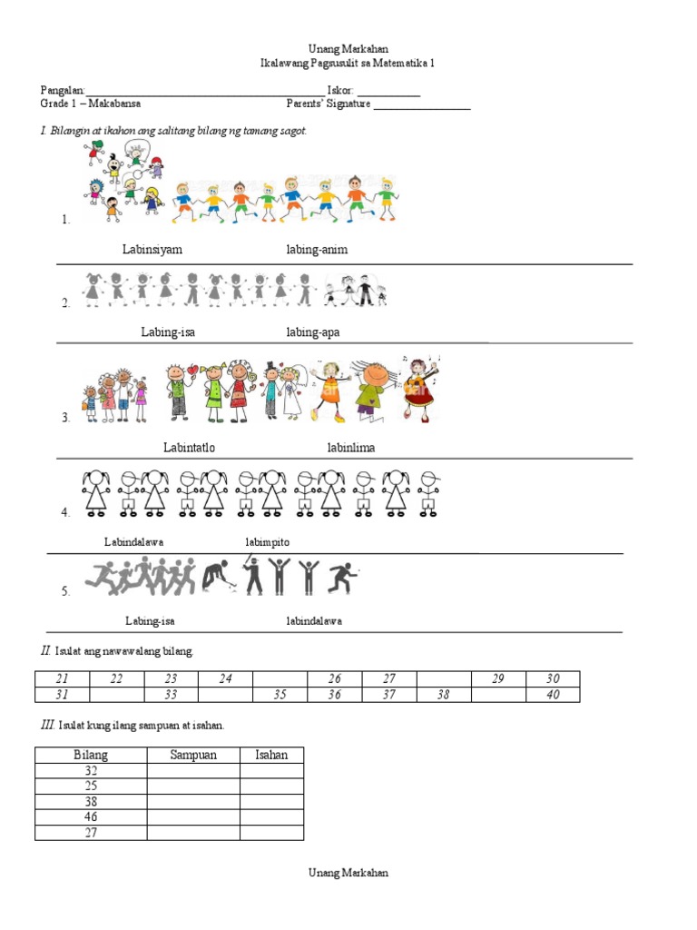 Math and Mapeh | PDF