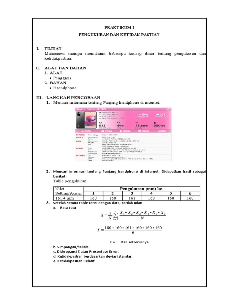 Laporan Kalibrasi | PDF